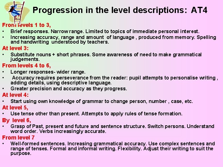 Key stage 3 Teacher Assessment Sylvie Gartau What
