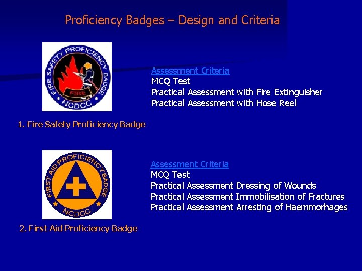 LESSON 2 RANKS WITHIN NCDCC TYPE OF PROFICIENCY