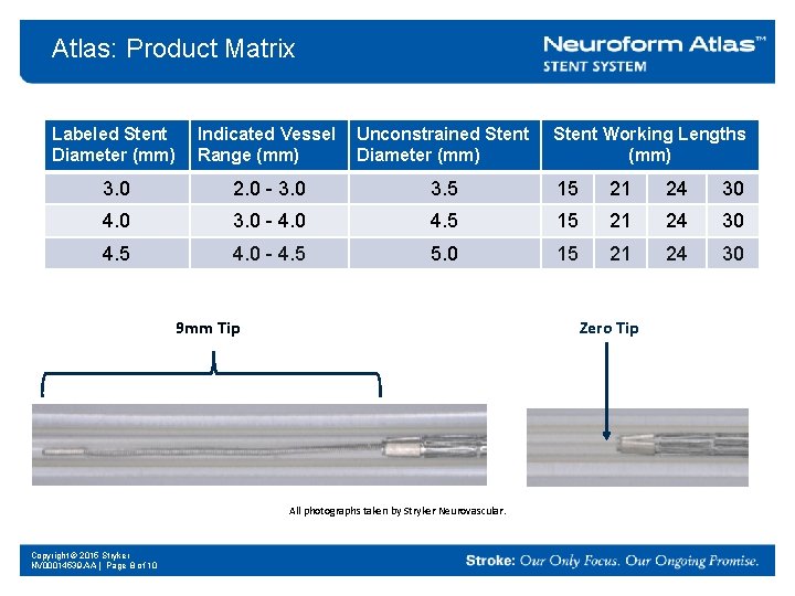 INTRODUCTION TO NEUROFORM ATLAS Caution Investigational device Limited