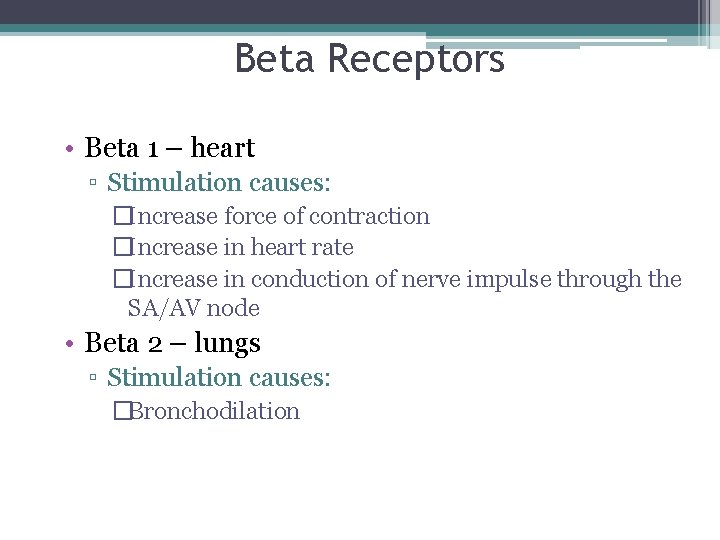 Introduction to Pharmacology Adrenergic Blockers NRSB 311 Nervous