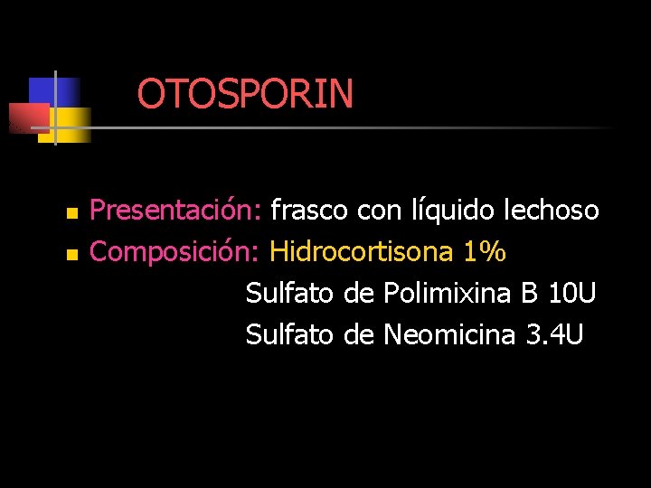 MEDICACION TRATAMIENTO FARMACOLOGICO Y OBTURACION TEMPORAL Dr Francisco
