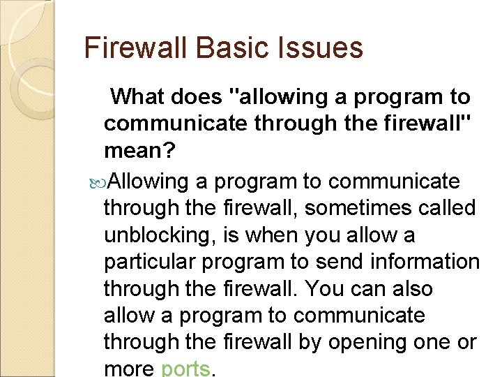 Introduction to Firewalls What is a Firewall A