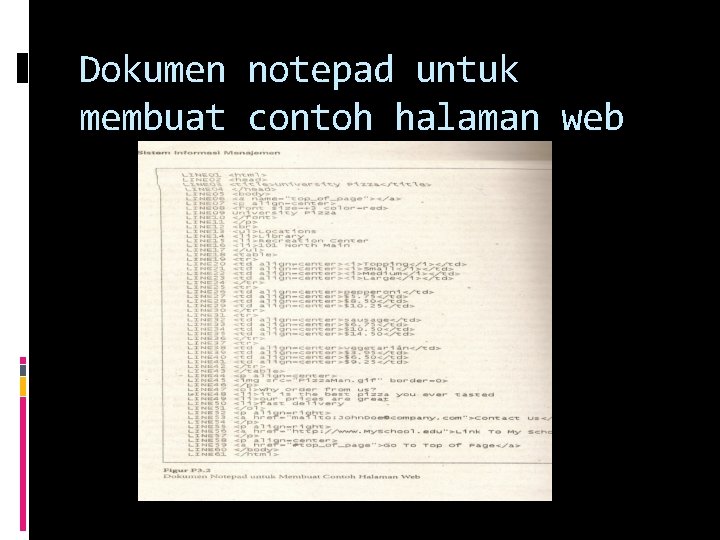 SISTEM INFORMASI MANAJEMEN PROYEK 3 WEBHTML MENGGUNAKAN NOTEPAD