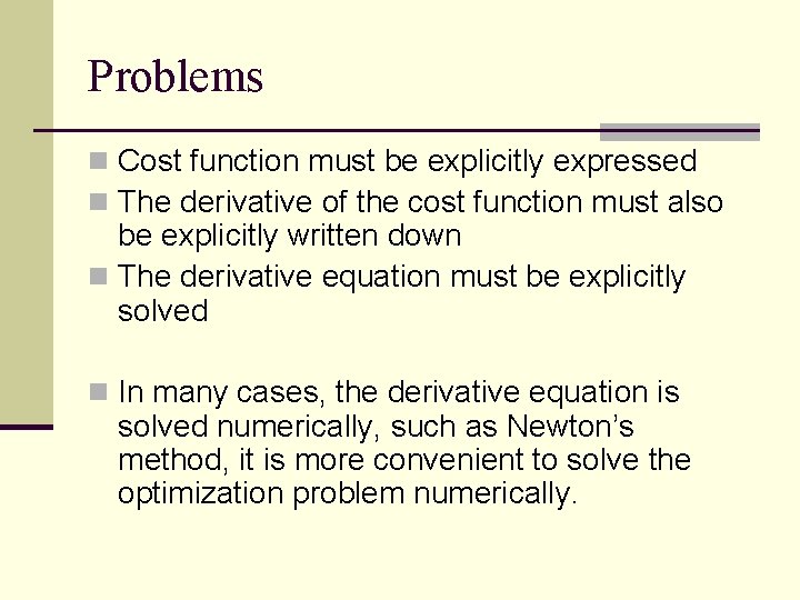 Chapter 2 Single Variable Optimization ShiShang Jang National