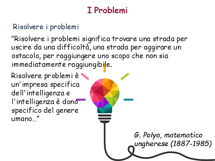 I Problemi Cosa sono e come si risolvono