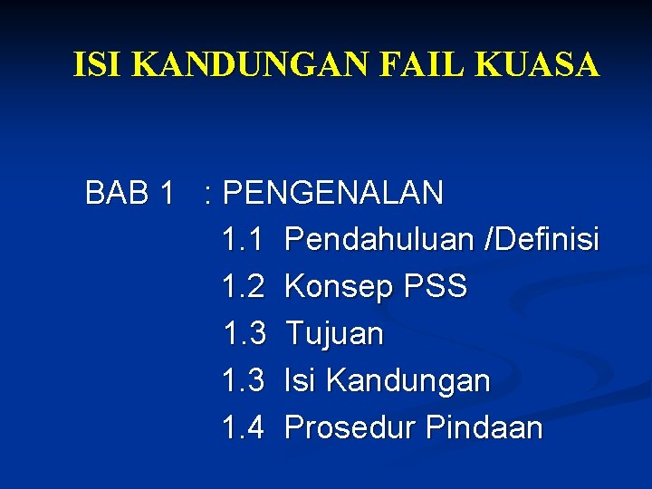 FAIL KUASA PUSAT SUMBER SEKOLAH Oleh Unit Pengurusan