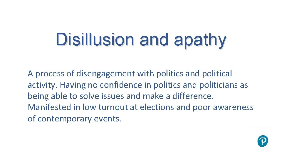 Edexcel Politics Alevel UK Politics Voting behaviour and