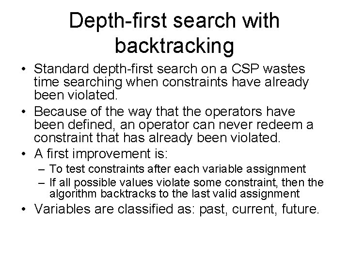 Artificial Intelligence Constraint satisfaction problems Fall 2008 ...