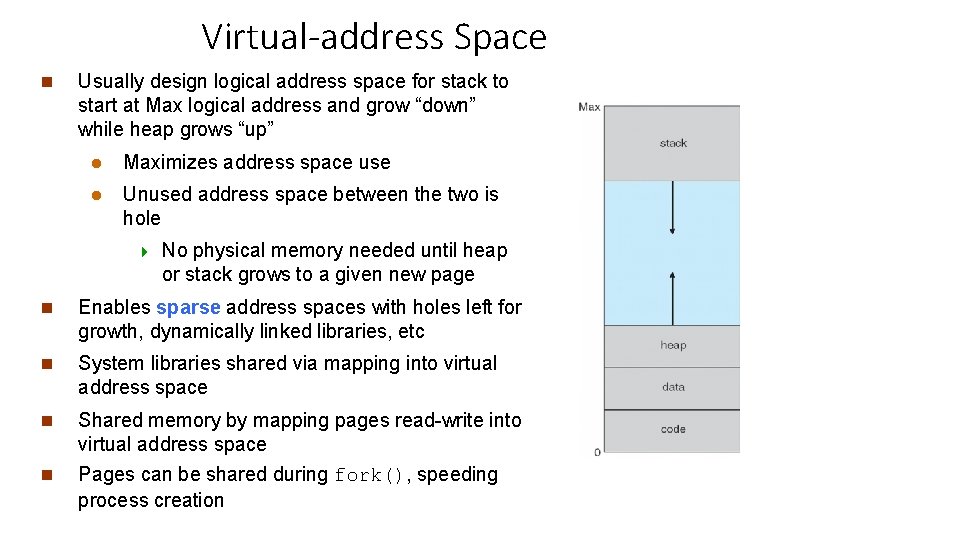 Chapter 9 Virtual Memory Background Code needs to