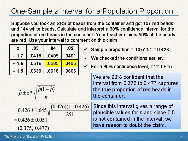 CHAPTER 8 Estimating with Confidence 8 2 Estimating