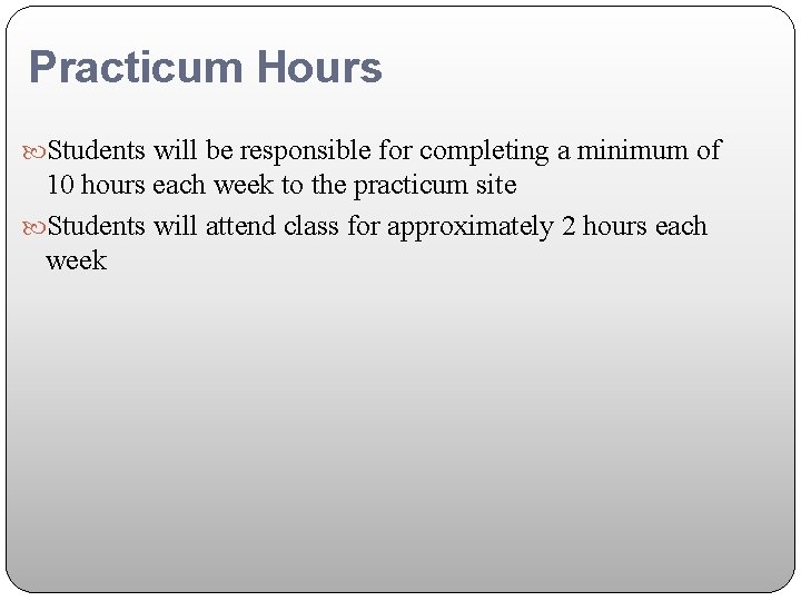 ABSC 690 Community Health Development Practicum Syllabus Overview