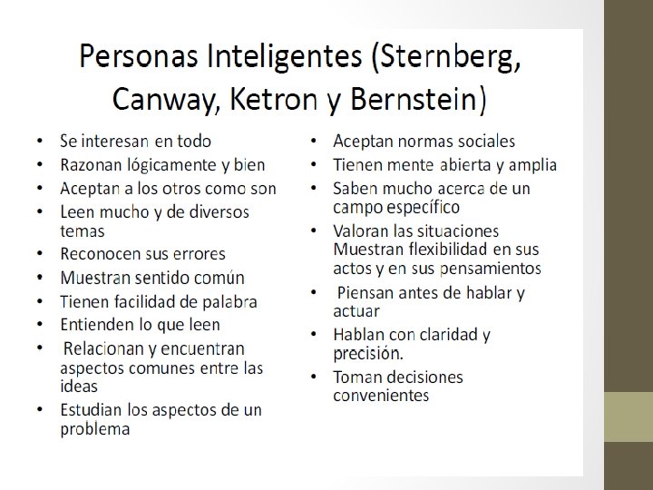 Inteligencia y Discapacidad Intelectual Qu significa ser inteligente