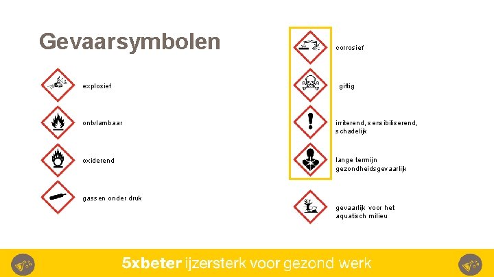 werk veilig met gevaarlijke stoffen Toolbox Gevaarlijke stoffen