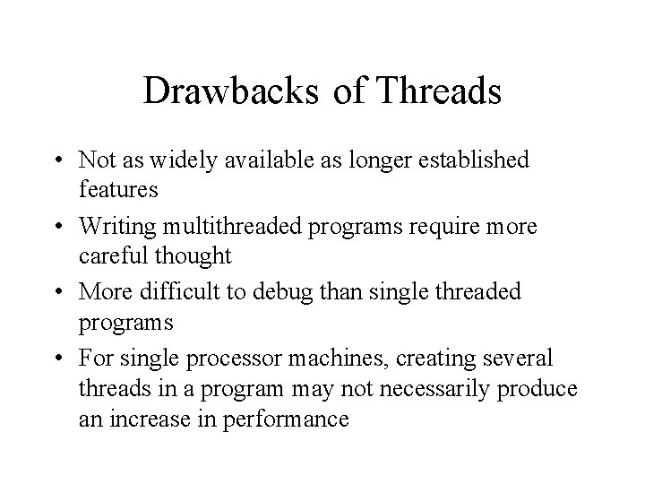 CS 345 Operating Systems Threads Assignment 3 Process
