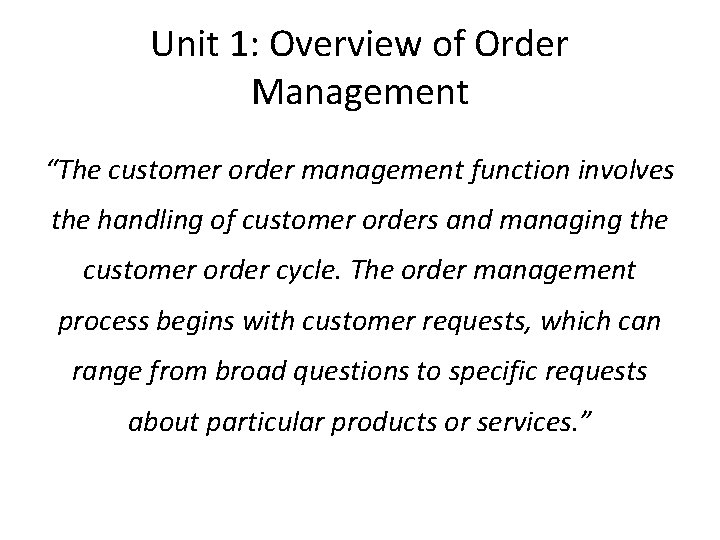 Demand Planning Learning Block 2 Interaction Between Demand