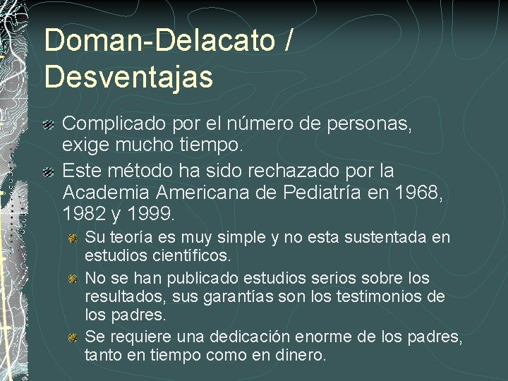 METODO DomanDelacato Metodologa De las teorias del neurocirujano