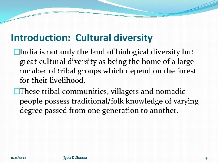 DOCUMENTATION OF BIODIVERSITY AND TRADITIONAL KNOWLEDGE IN CHITHERA