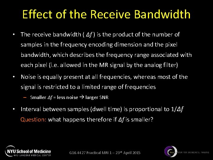 G 16 4427 Practical MRI 1 RF Coils