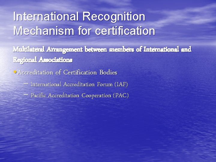 Quality Council of India The National Accreditation Structure