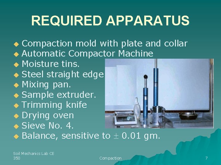 Experiment 3 Compaction According ASTM D 155702 Soil