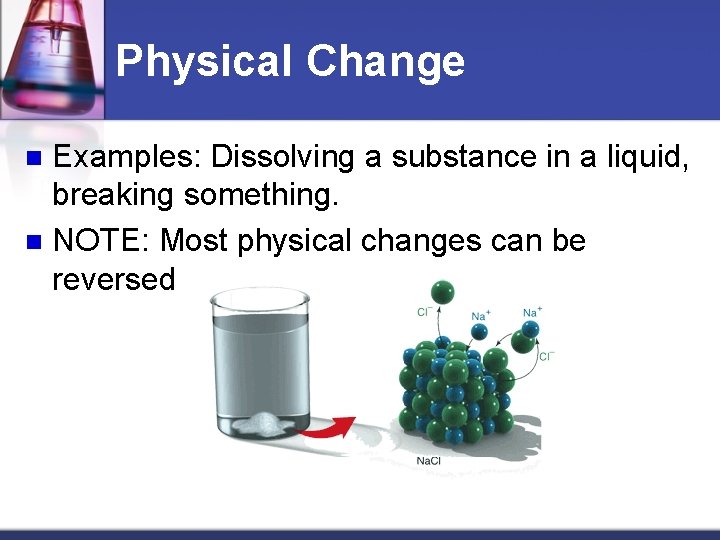 Physical and Chemical Changes Lesson 3 February 3
