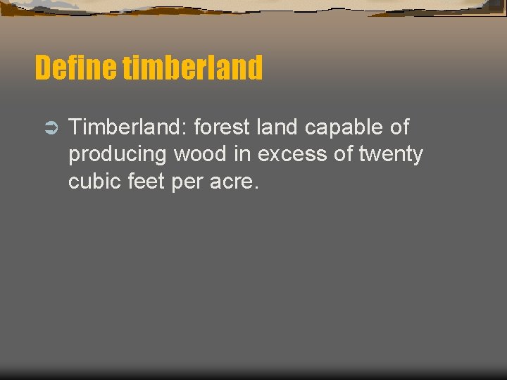 Unit 7 Forestry and Natural Resources Mr Ham