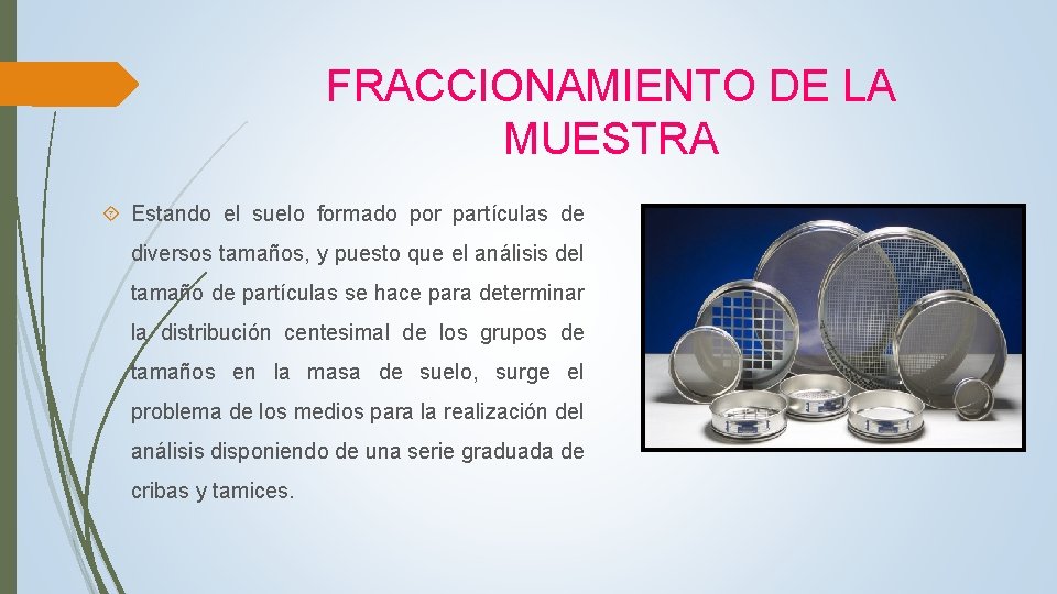 CARACTERES DE LA FASE DISPERSA 1 TAMAO NATURALEZA