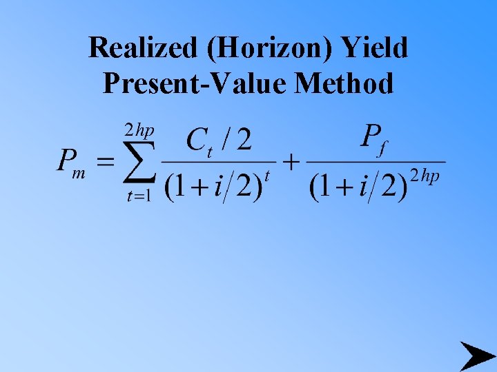 The Fundamentals of Bond Valuation The presentvalue model