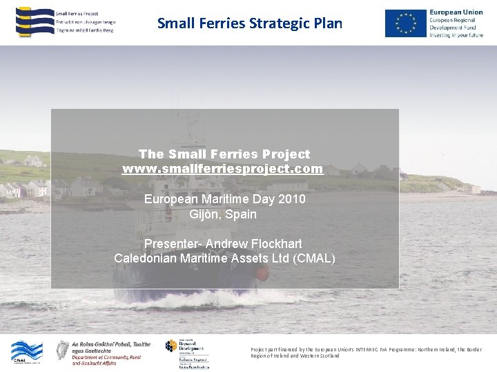 Small Ferries Strategic Plan The Small Ferries Project