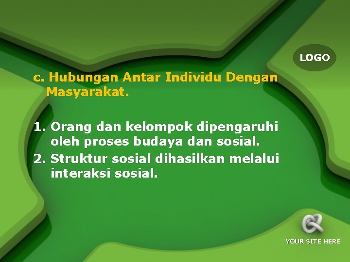 TEORI INTERAKSI SIMBOLIK George Herbert Mead LOGO Deskripsi