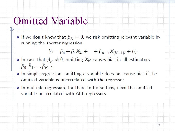 Linear Regression with Multiple Regressors y b 0