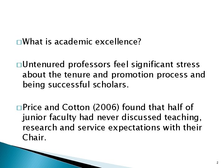 How Academic Excellence is Defined and What it