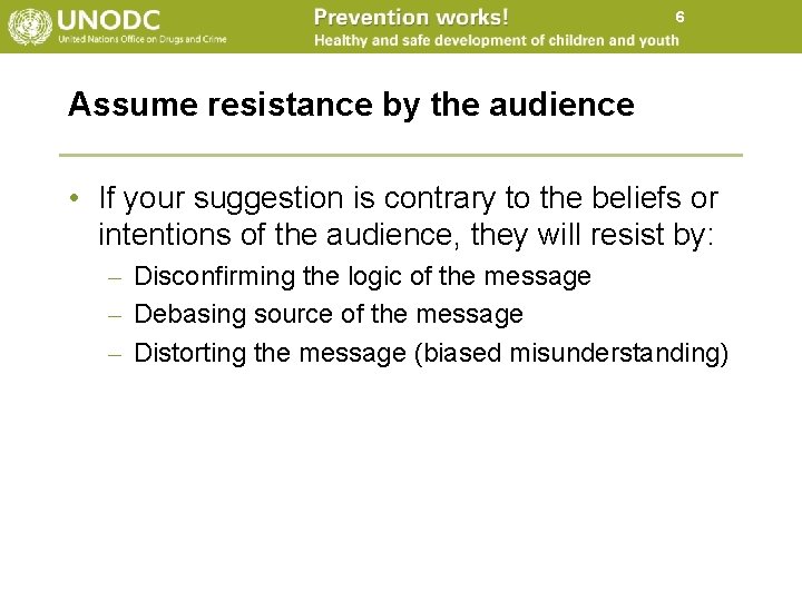 Using media for the prevention of drug use