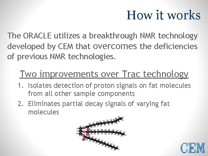 Current fat testing limitations Rapid techniques NMR NIR