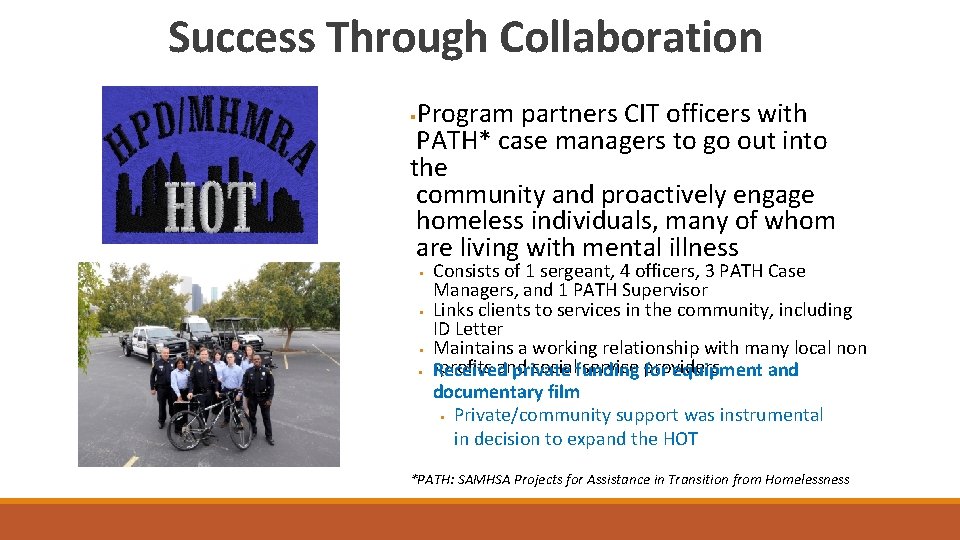 Law Enforcement Collaboration Crisis Call Diversion Program Success