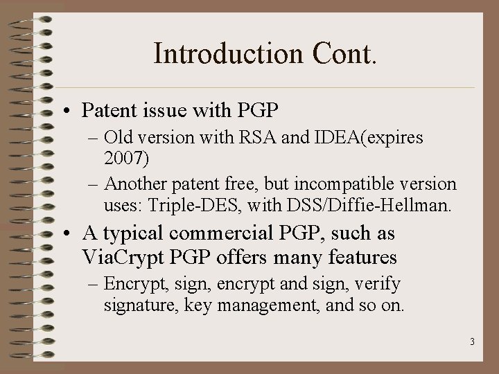 Cryptography Tool PGP By Xiaoheng Wu 1 Introduction