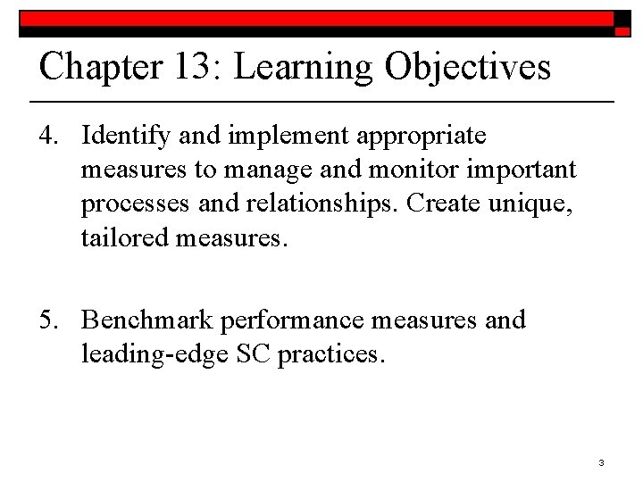 Supply Chain Management From Vision to Implementation Chapter