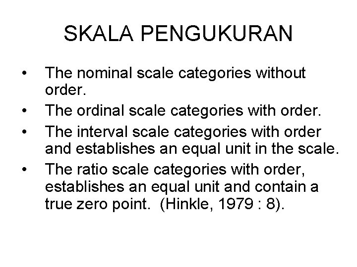 Sesi 5 PENGEMBANGAN INSTRUMEN Dalam penyusunan instrument penelitian