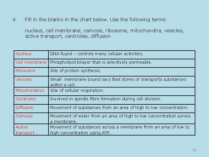 Biology 30 Diploma Review 1 Contents Overview of