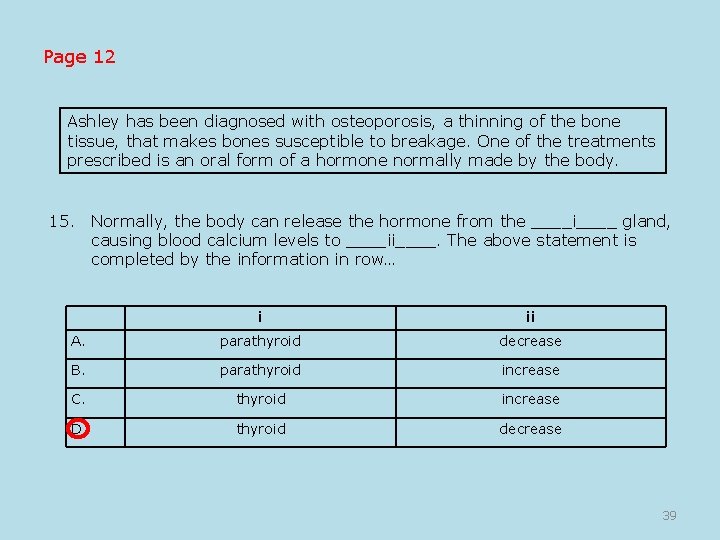 Biology 30 Diploma Review 1 Contents Overview of