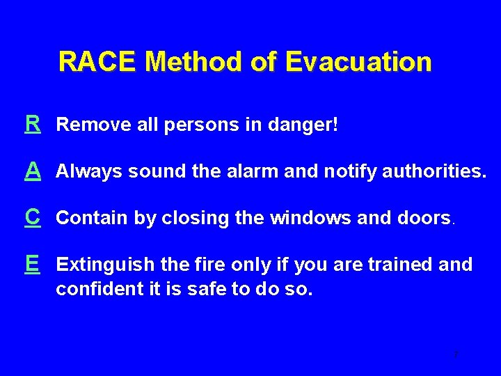 Means of Egress and Fire Protection Objectives Understand