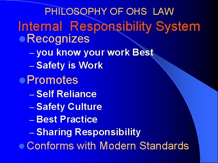 Health and Safety Committees RENZO BERTOLINI Canadian Centre