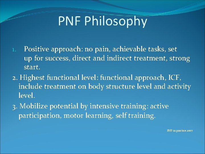 Proprioceptive Neuromuscular Facilitation In Adult Neurorehabilitation ...