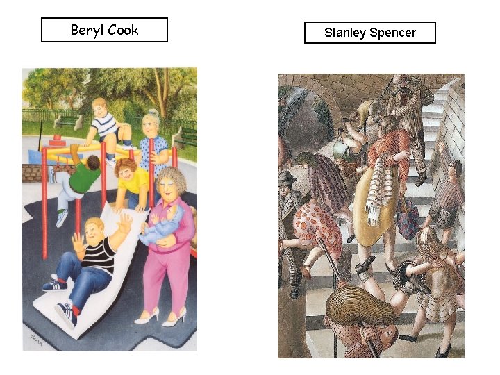 Beryl Cook Stanley Spencer Beryl Cook The Lady