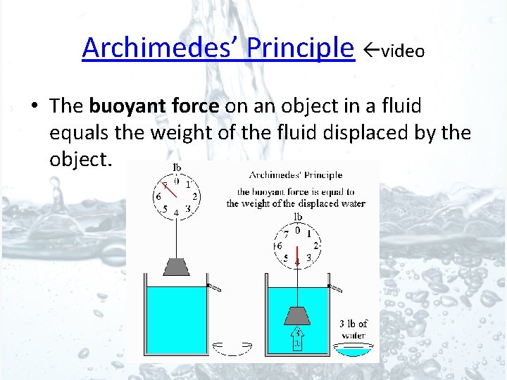 Properties of Fluids Watch this video first What