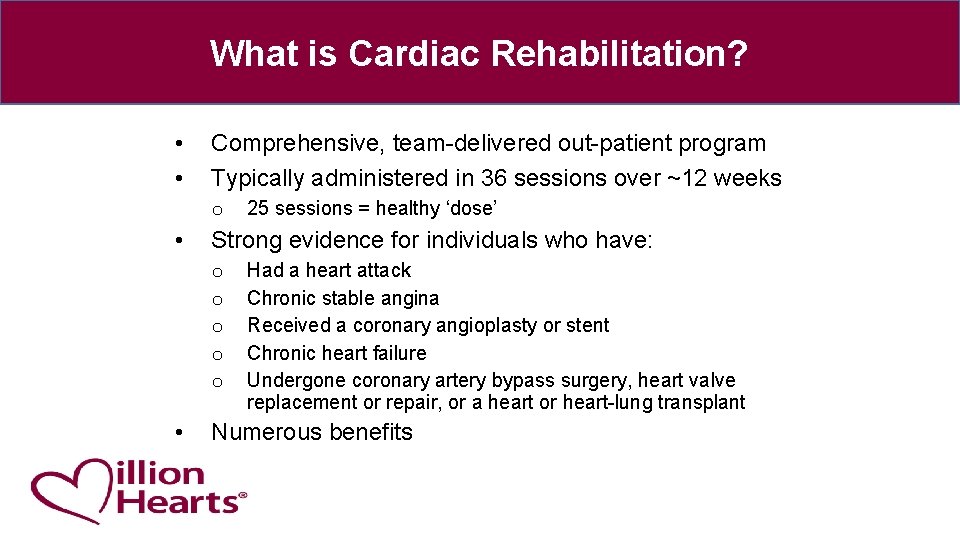 November 29 2018 Spotlight Cardiac Rehabilitation Best Practices