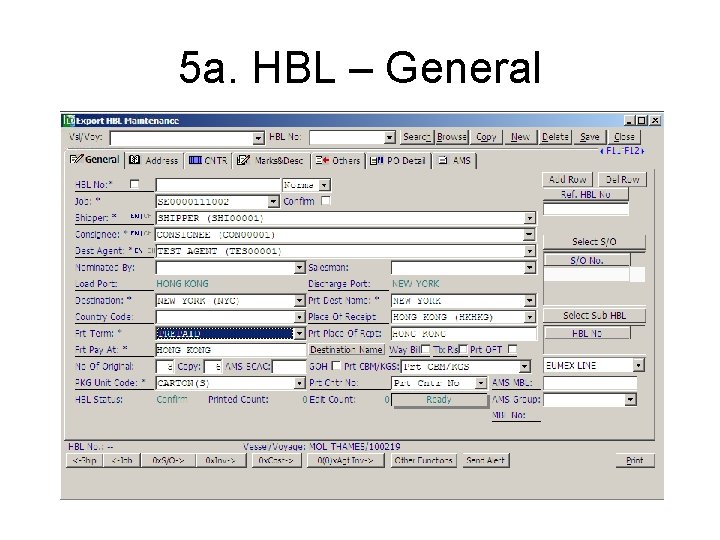 Logistics Enterprise Sea Operation Quick Start Prepared by