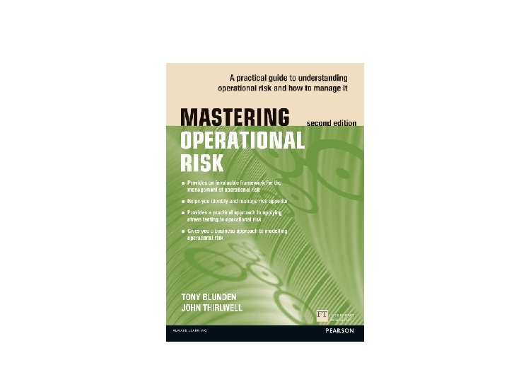 Risk culture setting the scene John Thirlwell IOR