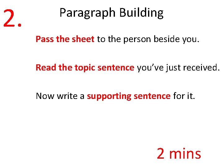 Lecture 22 Writing an Effective Paragraph Review of