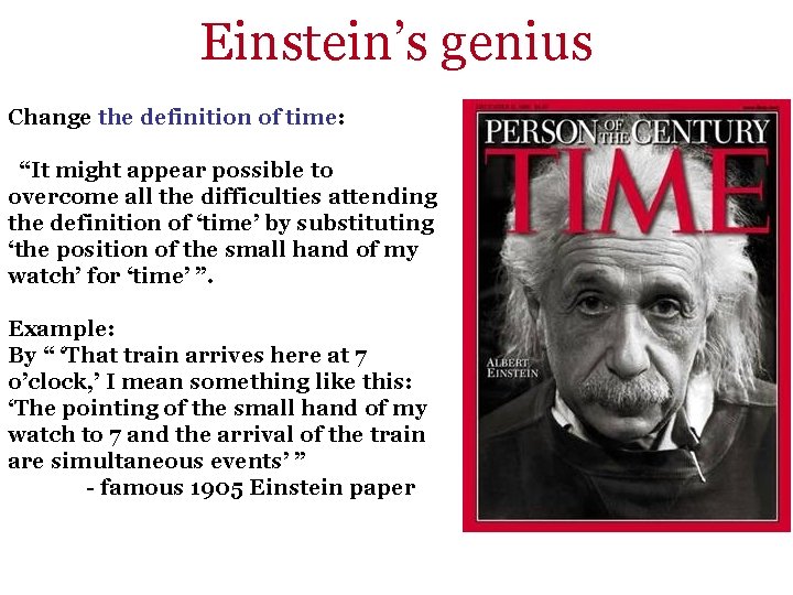 Space Time and Einstein Jahred Adelman Fermilab University